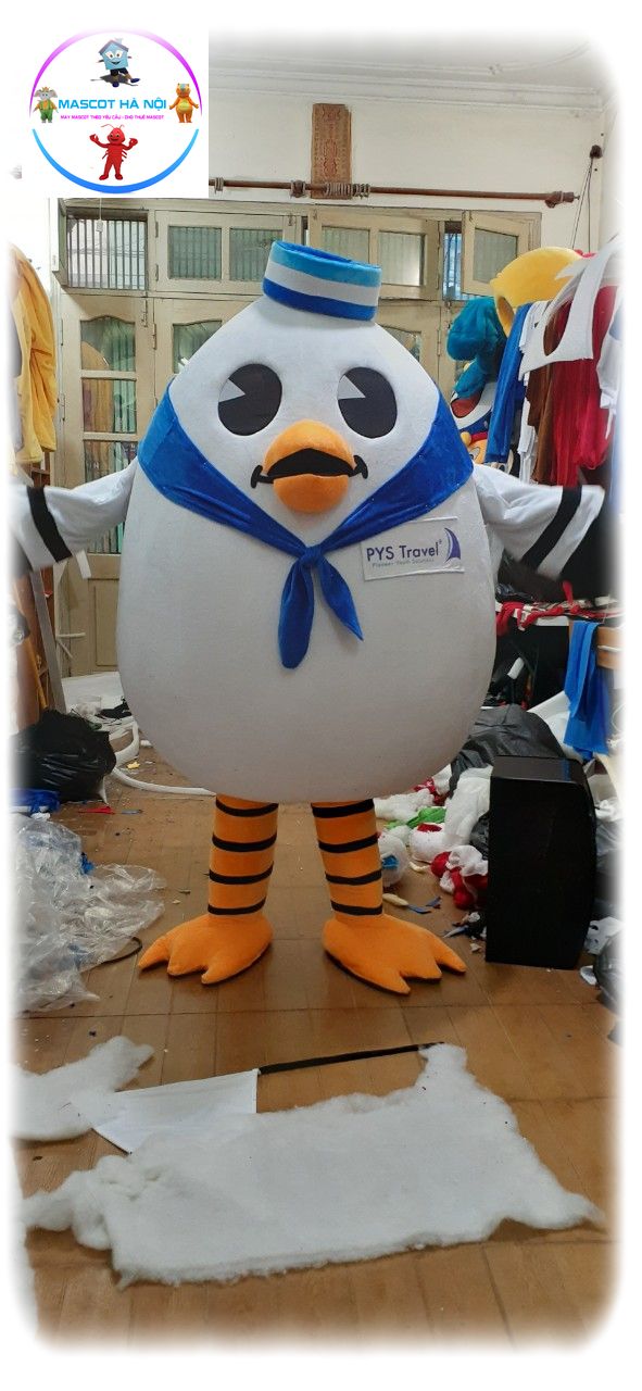 May mascot theo thiết kế ( mascot chim cánh cụt ) - MAY MASCOT THEO YÊU CẦU